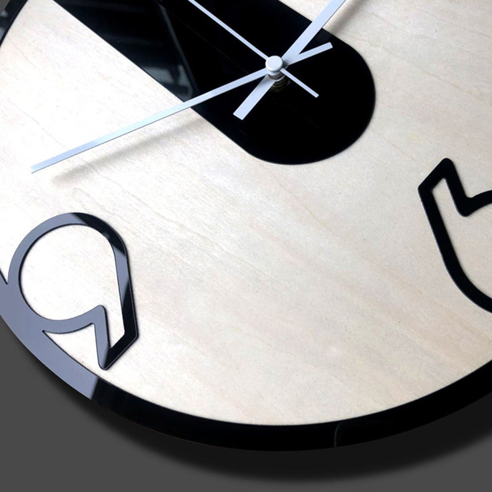 Loforay Modern Noiseless Wall Décor Clock for Home