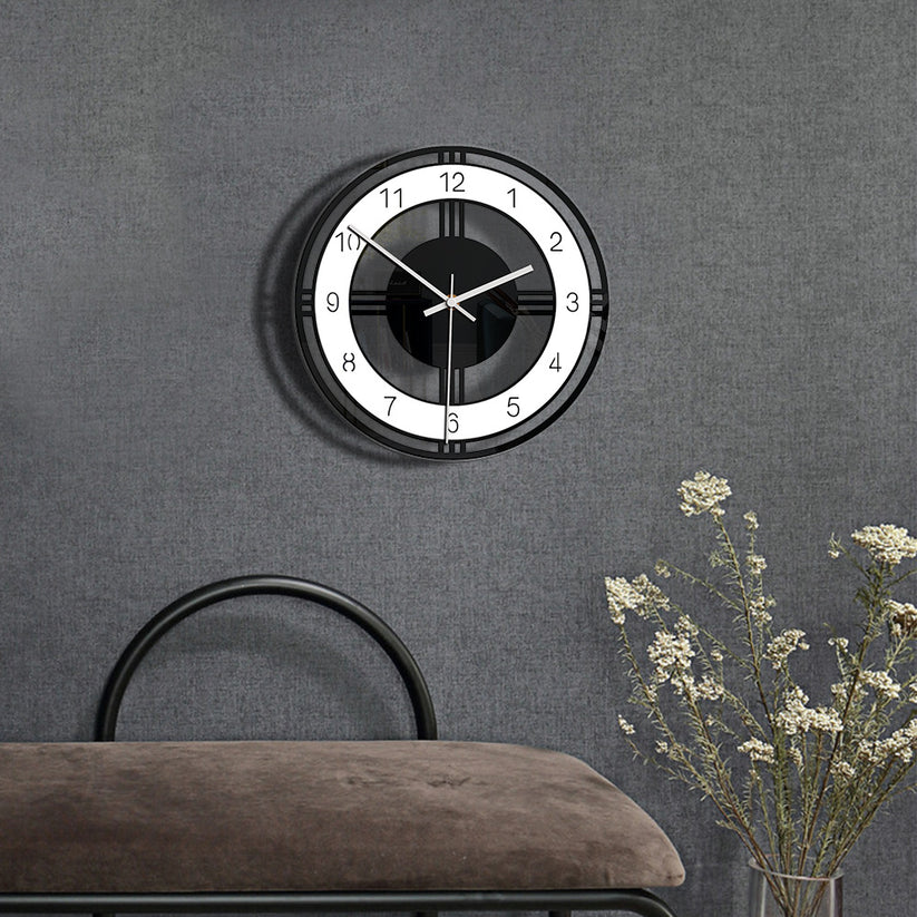 Loforay Analogue Wall Décor Clock for Living Room Noiseless