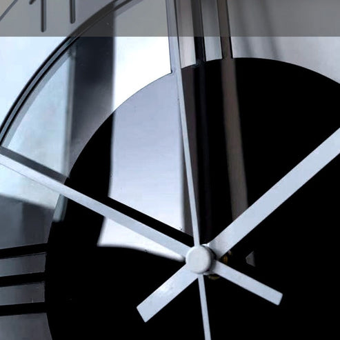 Loforay Analogue Wall Décor Clock for Living Room Noiseless