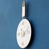 Modern Kitchen Wall Decoration Clock Silent Battery Operated – Loforay