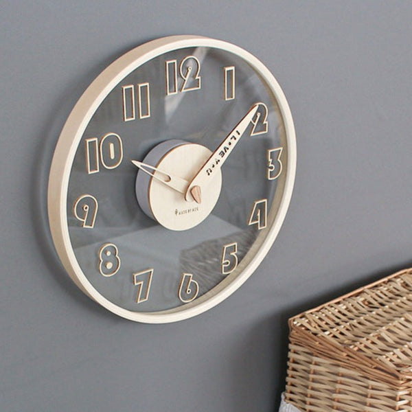 Loforay Interesting Analogue Wall Clock for Living Room
