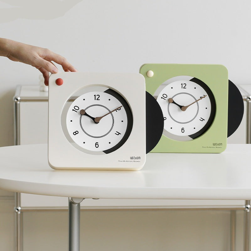 Creative Modern Table Clock for Living Room Non-ticking – Loforay