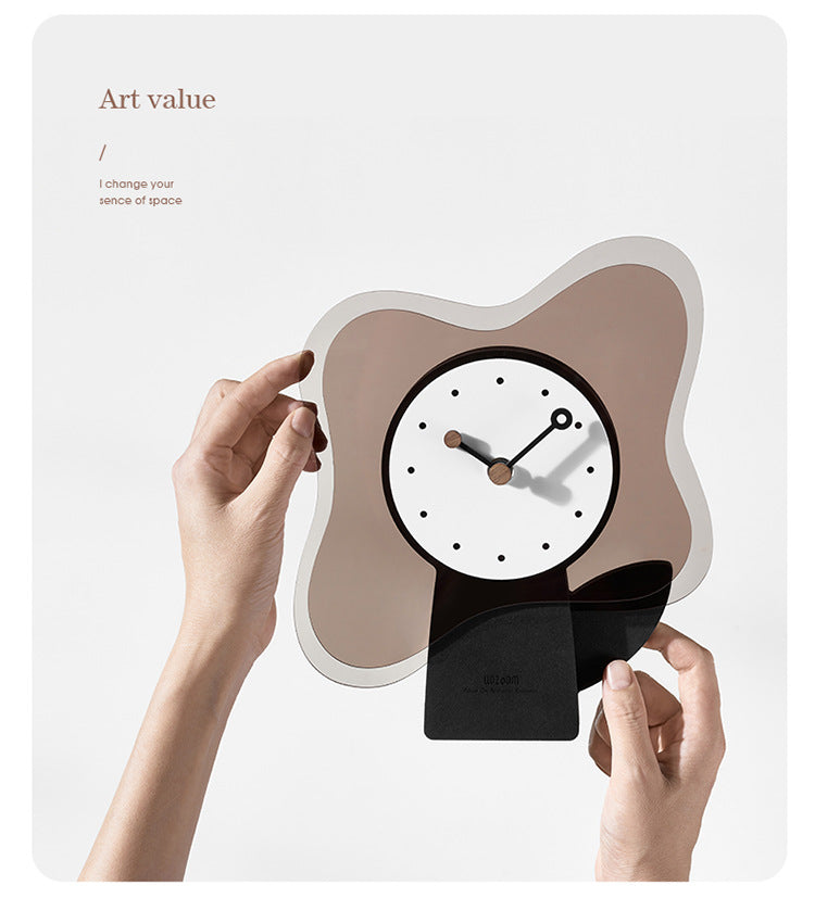 Creative Decorative Table Clock for TV Lounge – Loforay