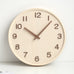 Loforay Analogue Wooden Round Wall Clock for Home