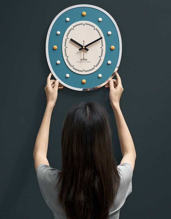 Cute Nordic Silent Wall Decorative Clock Gift – Loforay