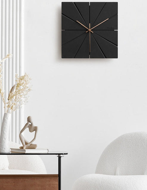 Minimalist Modern Silent Wall Decorative Clock for Livingroom 12 Inches ...