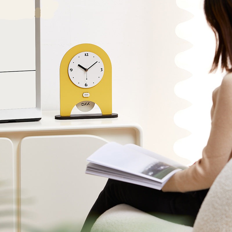 Loforay™ Squid Shaped Minimalist Wall Deco Silent Clock for Kids Bedroom