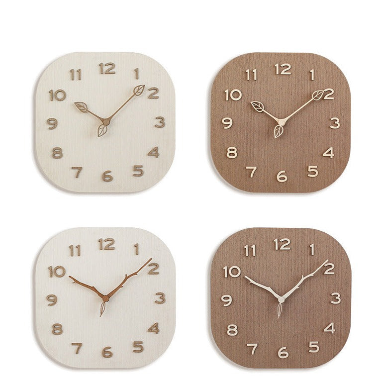 Loforay Analogue Square Wall Décor Clock for Home