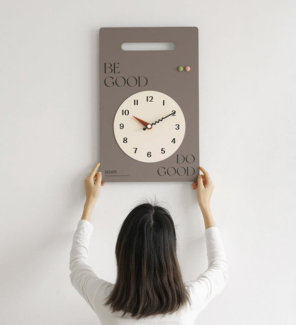 Minimalist Wall Hanging Silent Clock for Livingroom – Loforay