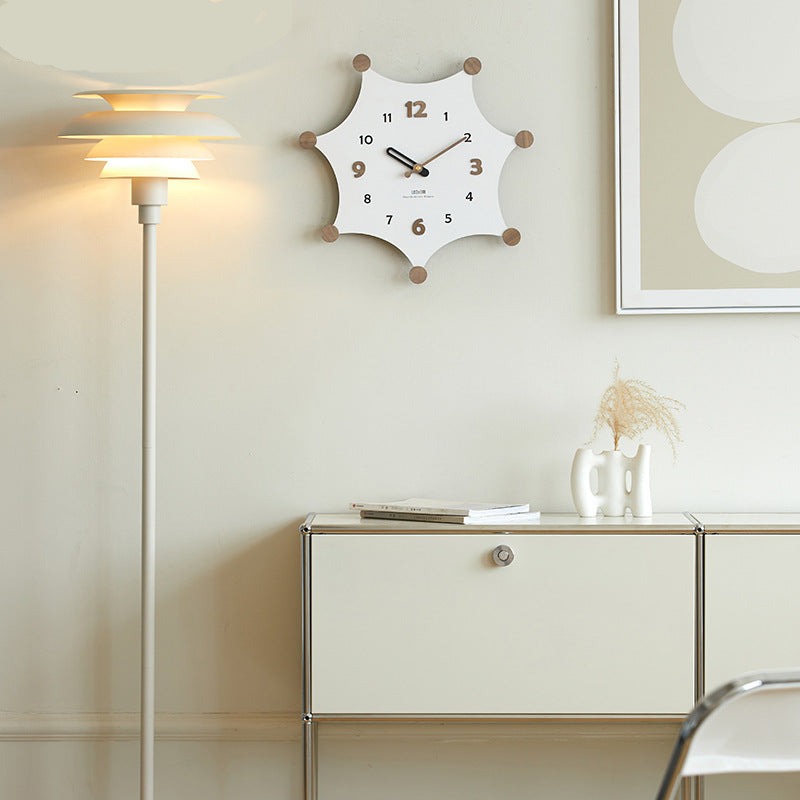 Creative Bedroom Wall Décor Clock Silent Battery Operated – Loforay