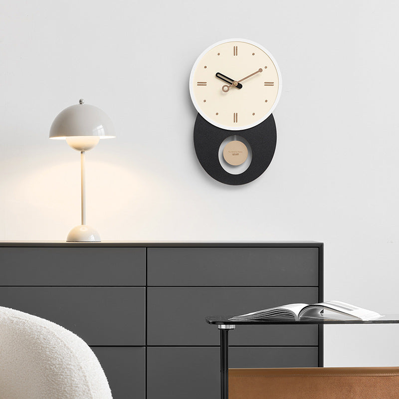 Futuristic Pendulum Silent Wall Décor Clock Livingroom/Bedroom – Loforay