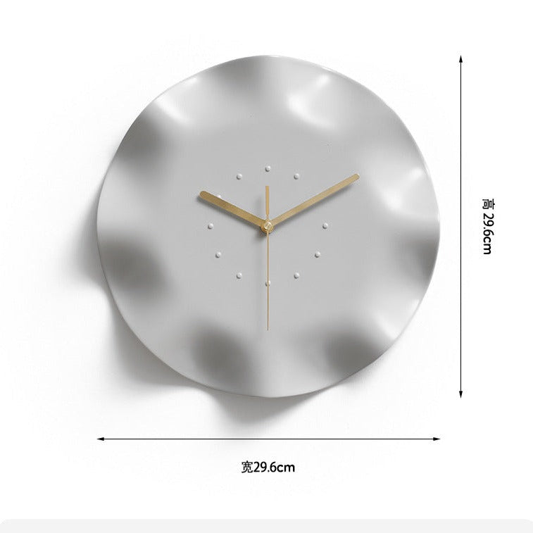 Distorted Creative Wall Clock for Living Room Non-ticking – Loforay