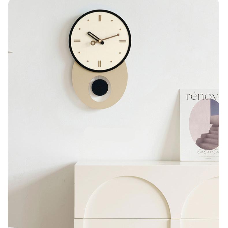 Futuristic Pendulum Silent Wall Décor Clock Livingroom/Bedroom – Loforay