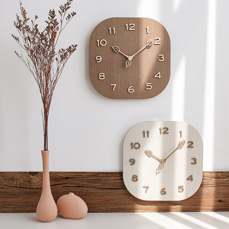 Loforay Analogue Square Wall Décor Clock for Home