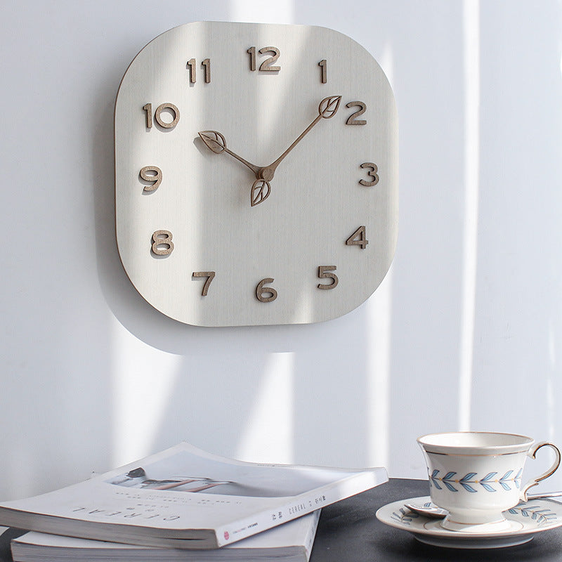 Loforay Analogue Square Wall Décor Clock for Home