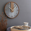 Loforay Analogue Noiseless Wooden Wall Clock for Home