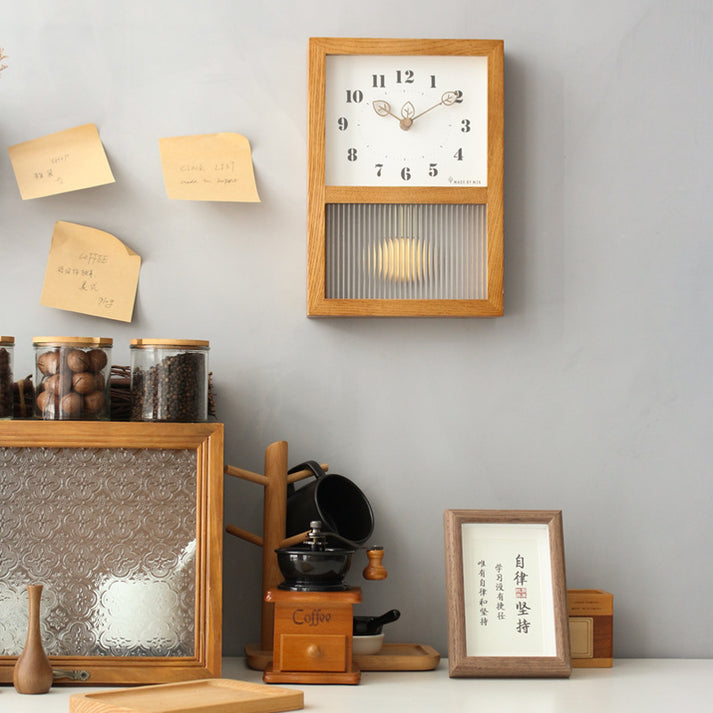 Loforay™ Vintage Japanese Style Silent Clock for Livingroom