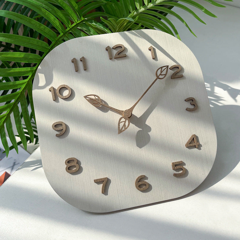 Loforay Analogue Square Wall Décor Clock for Home
