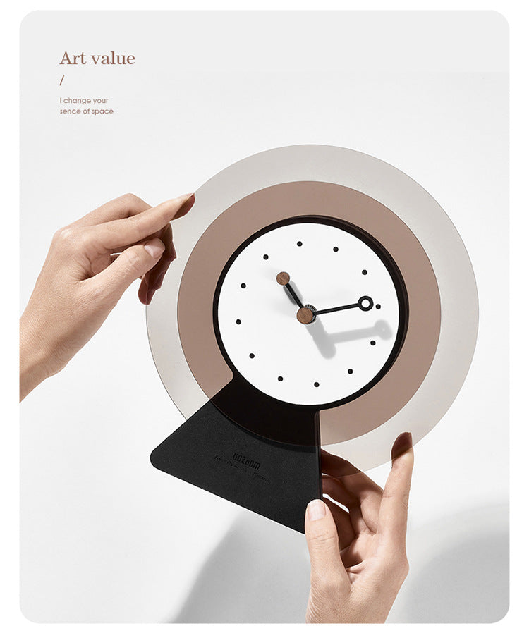 Creative Decorative Table Clock for TV Lounge – Loforay