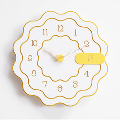 Luxury Wall Décor Clock for Living Room Silent Battery Operated – Loforay