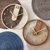 Loforay Analogue Noiseless Wooden Wall Clock for Home