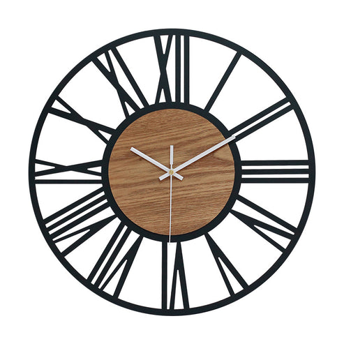 Roman Letters Big Wall Clock for Livingroom 16 Inches – Loforay