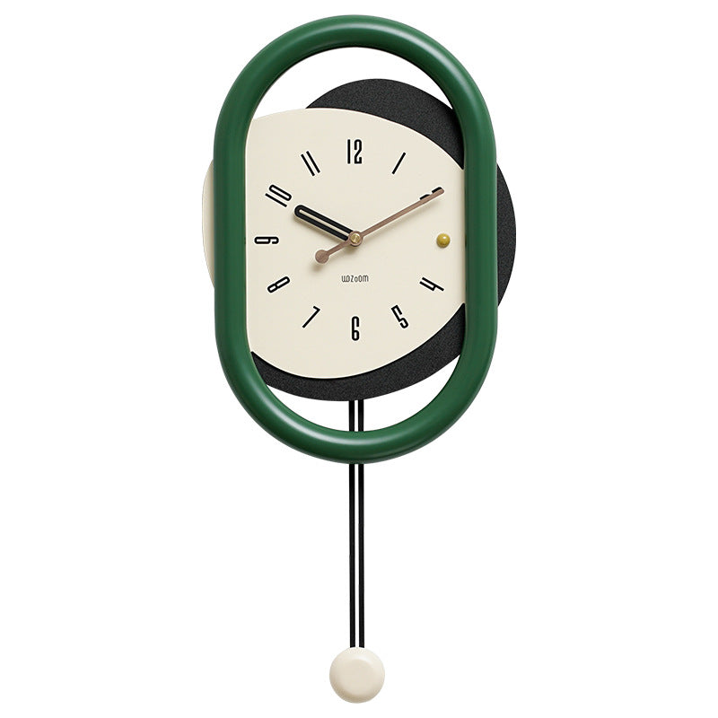3D Decorative Pendulum Clock for Living Room Non-ticking – Loforay