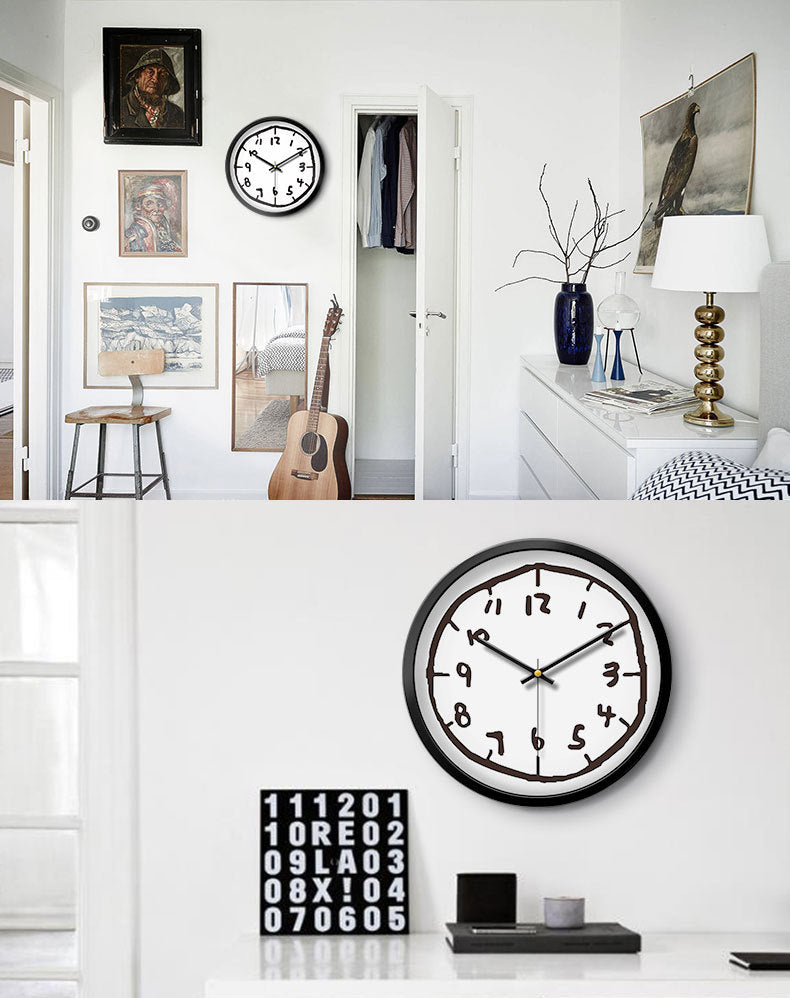 Silent Classroom Wall Clock for Kids Bedroom – Loforay