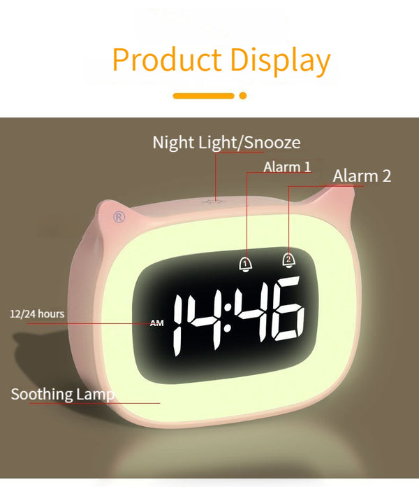 Digital Luminous Alarm Table Clock for Kids Bedroom – Loforay