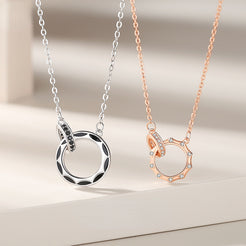 Interlocking Rings Couple Necklaces Set for Two – Loforay