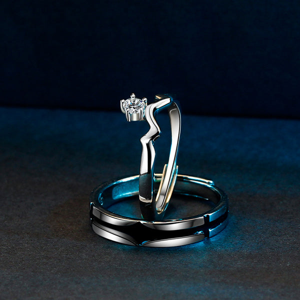 Matching Anniversary Rings for Him and Her – Loforay