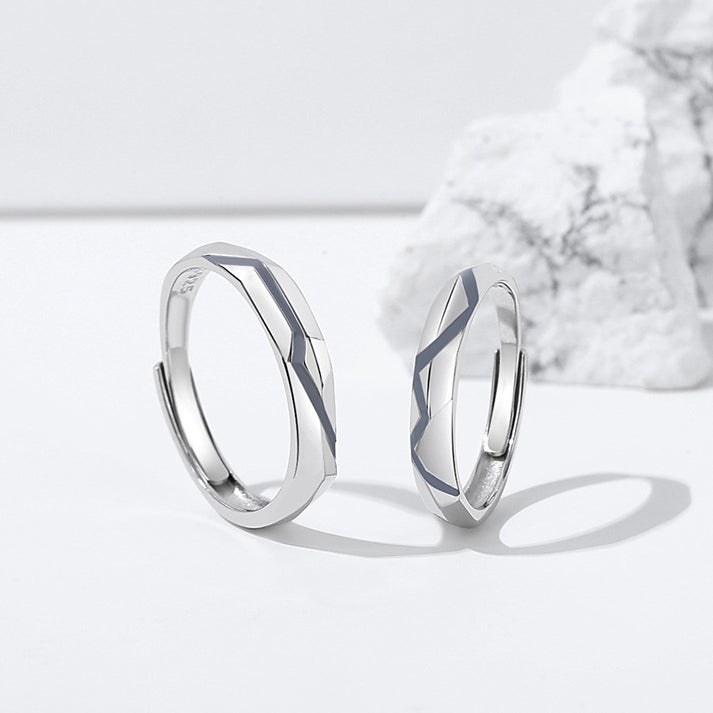 Engravable Matching Engagement Rings Gift for Couples – Loforay