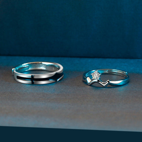 Matching Anniversary Rings for Him and Her – Loforay