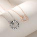 Interlocking Rings Couple Necklaces Set for Two – Loforay