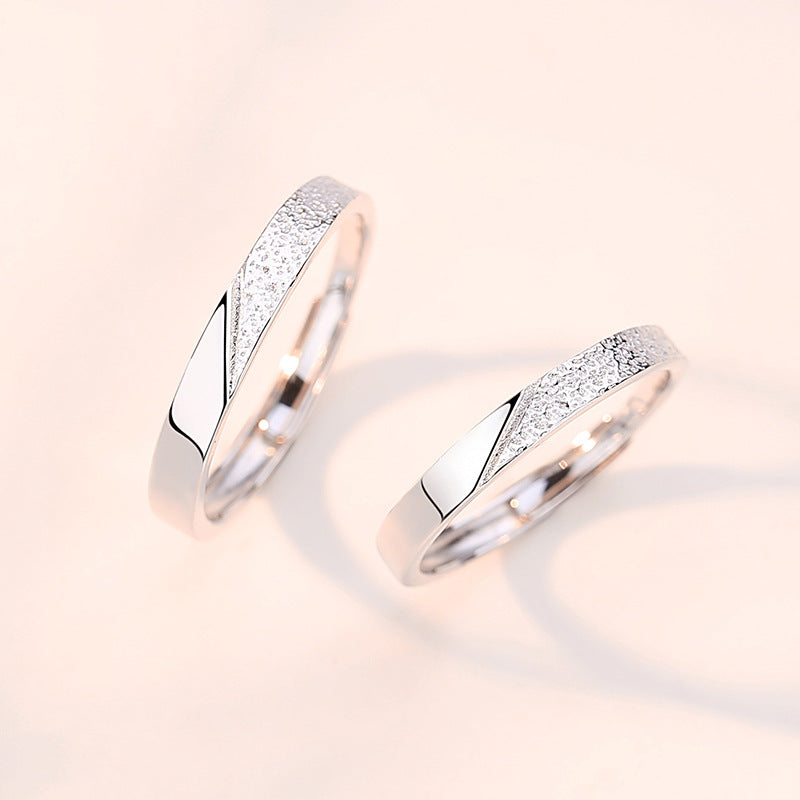 Engraved Matching Simple Wedding Rings Set – Loforay